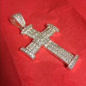 Jewelry | Cross With Lots Of Sparkle Pendant | Poshmark